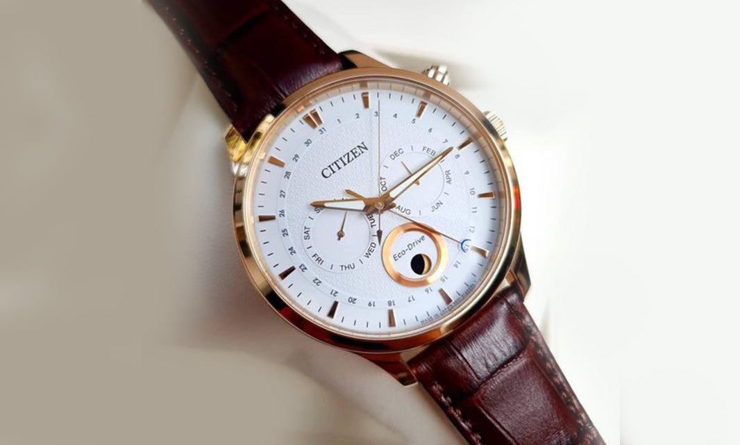 Citizen Eco-Drive Moon Phase Japan Made AP1052-00A Men’s Watch ...