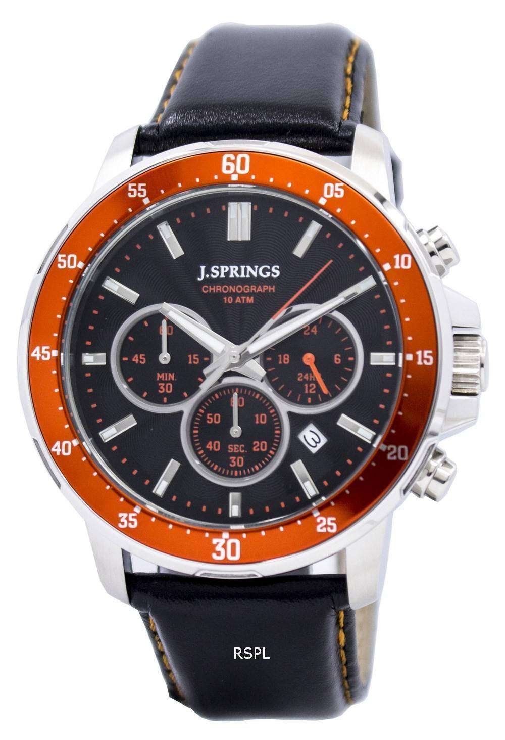 J.Springs by Seiko Sports Quartz Chronograph 100M BFC005 Men's Watch ...
