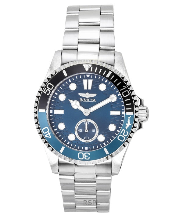 Invicta Pro Diver Stainless Steel Blue Dial Batman Bezel Quartz 49432 ...